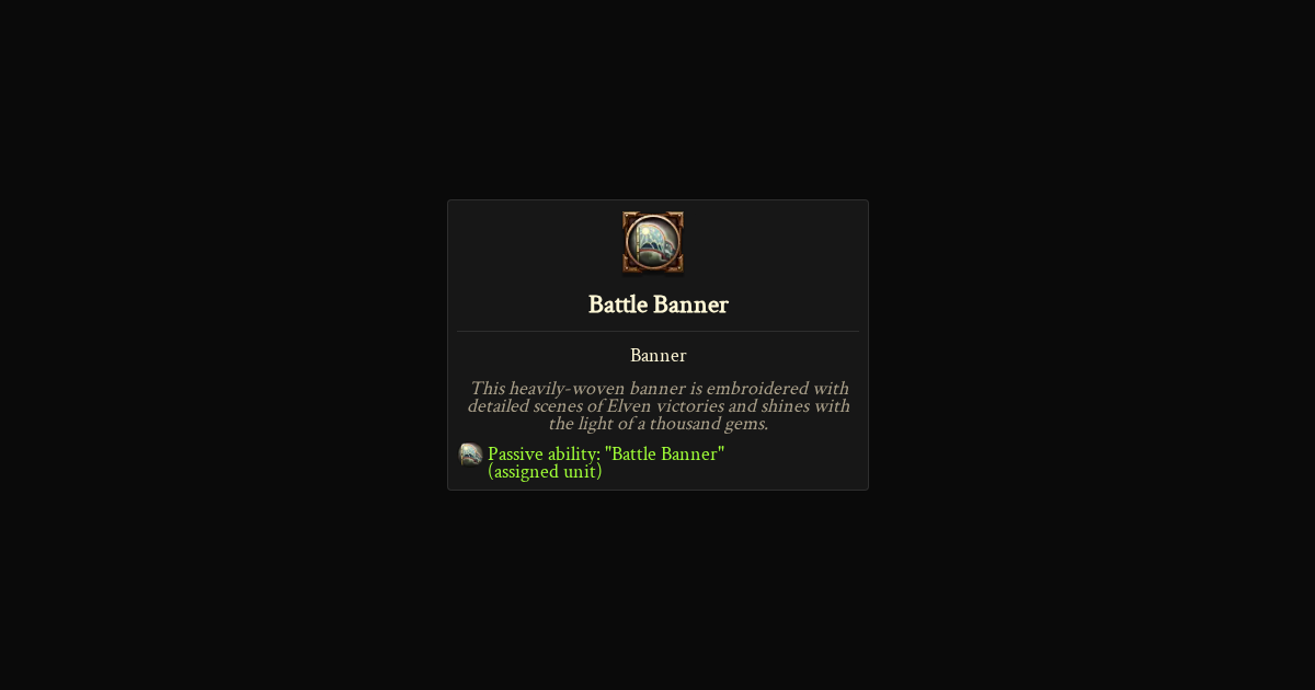 Battle Banner | TWDB