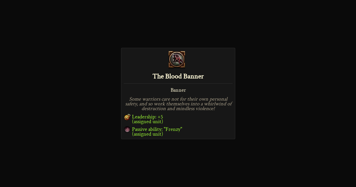 The Blood Banner | TWDB