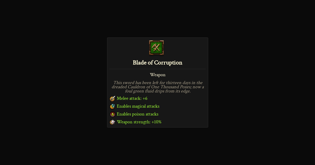 Blade of Corruption | TWDB
