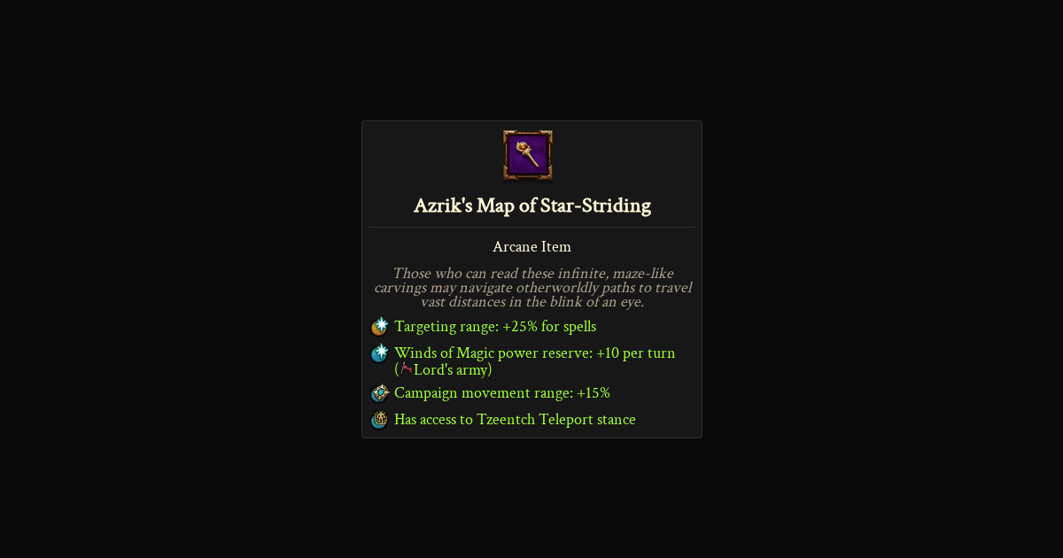 Azrik's Map of Star-Striding | TWDB