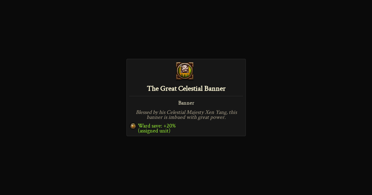 The Great Celestial Banner | TWDB